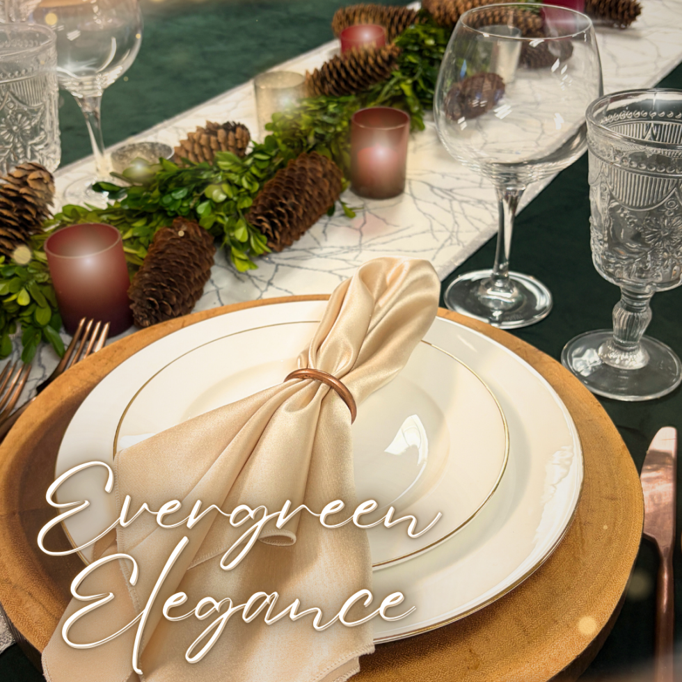 Evergreen Elegance: A Christmas Table Design Inspired by Winter Greens ...